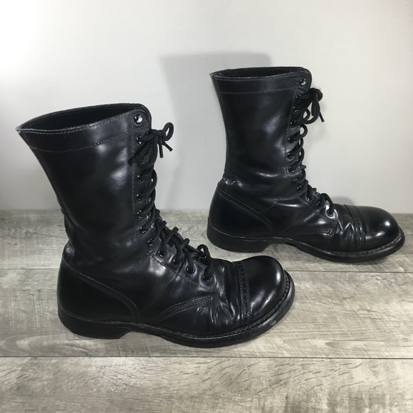 Corcoran | Shoes | Vintage Corcoran Paratrooper Mens Combat Black ...